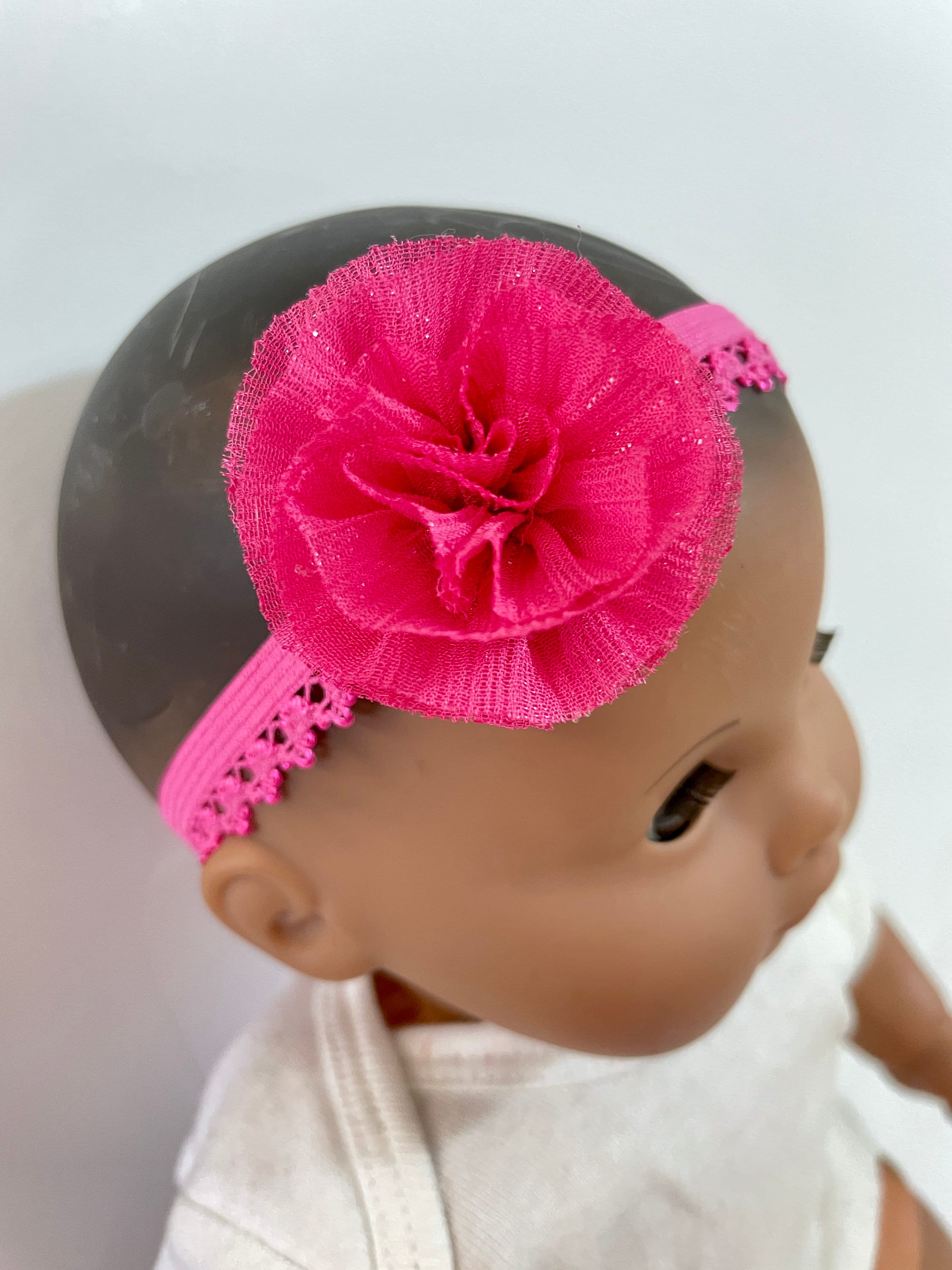 Hats Toys & Games Doll Clothing Doll Headband in Pink and Purple etna ...