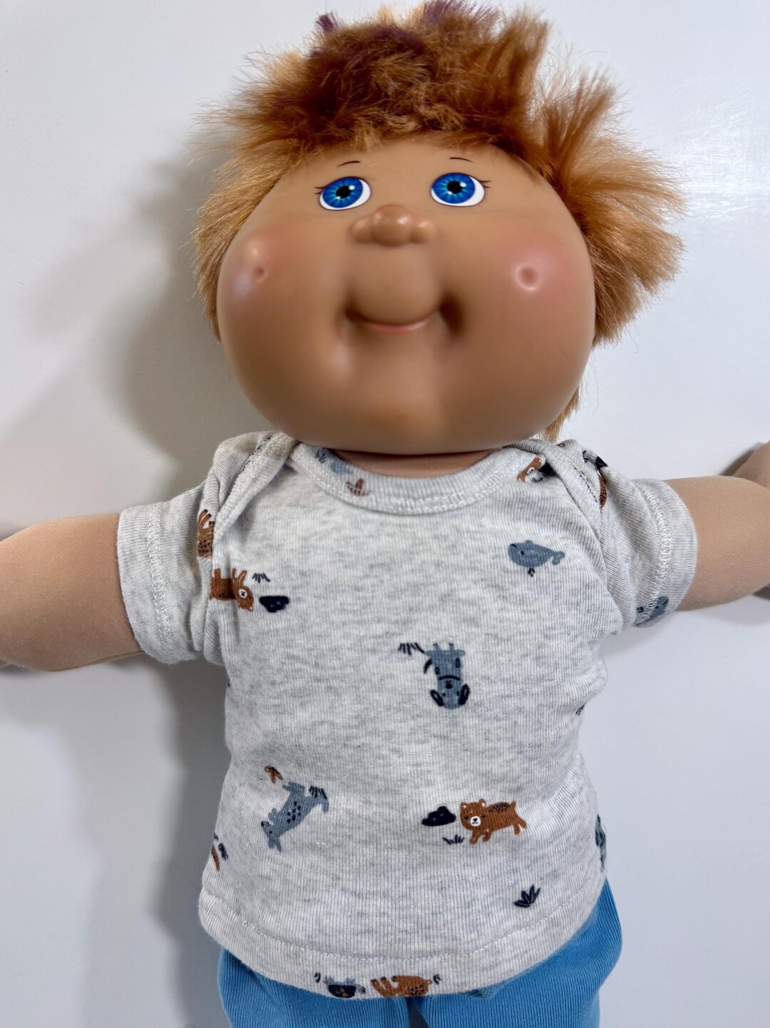 16 Boy & Girl Cabbage Patch animals,kangaroo or Cute Fox Top, Cabbage Patch Doll Clothes ...