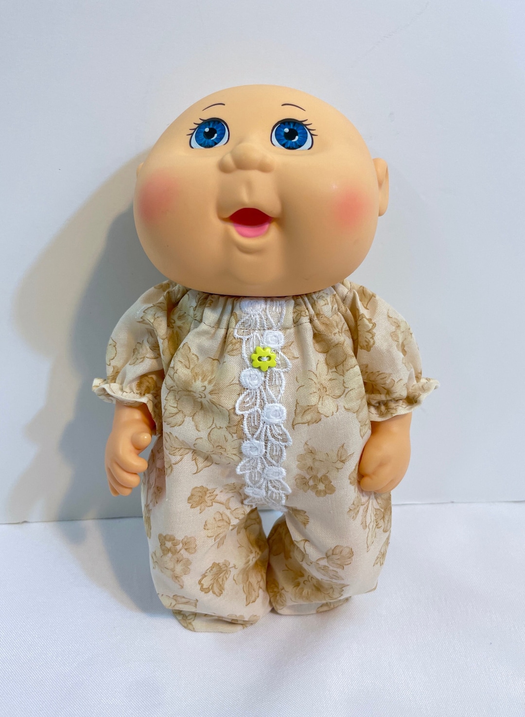 NEW 9" Tiny Cabbage Patch Clothes "flowers" Footed Sleeper or Doll ...