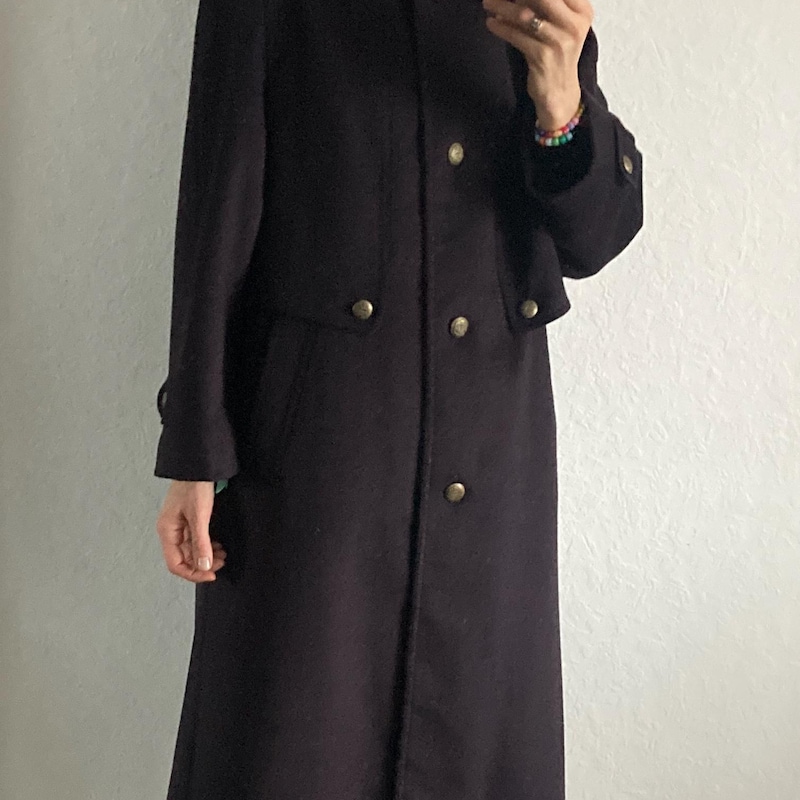 Alpaca Wool Maxi Coat - Etsy UK
