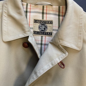 Vintage Eres Trenchcoat 1980s in Camel Colour - Etsy Canada