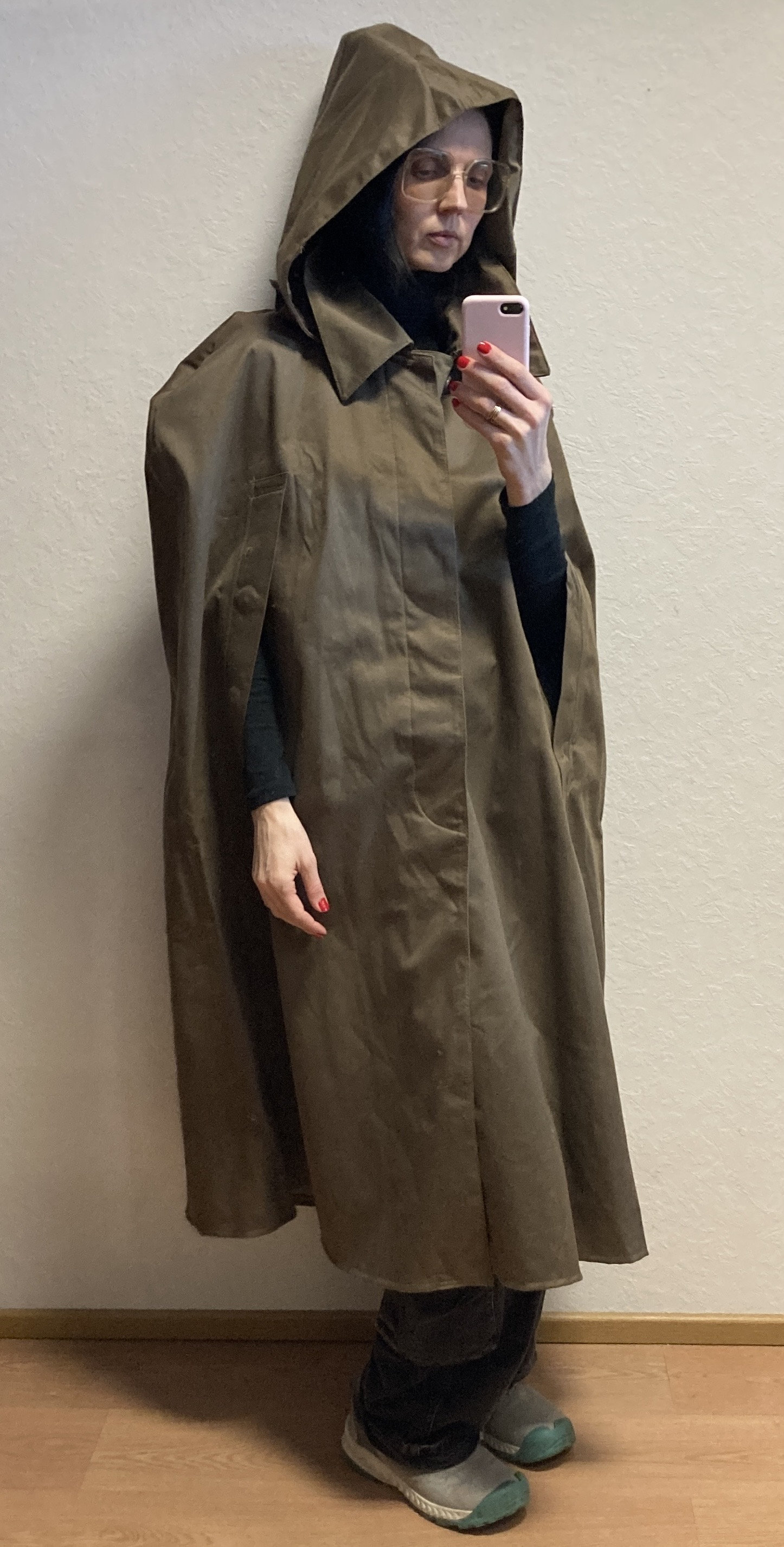 Vintage Rain Cape 80s Military - Etsy Canada
