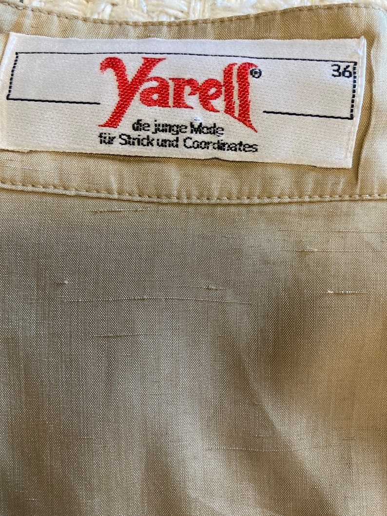 80s Creamy Yarell Blouse - Etsy