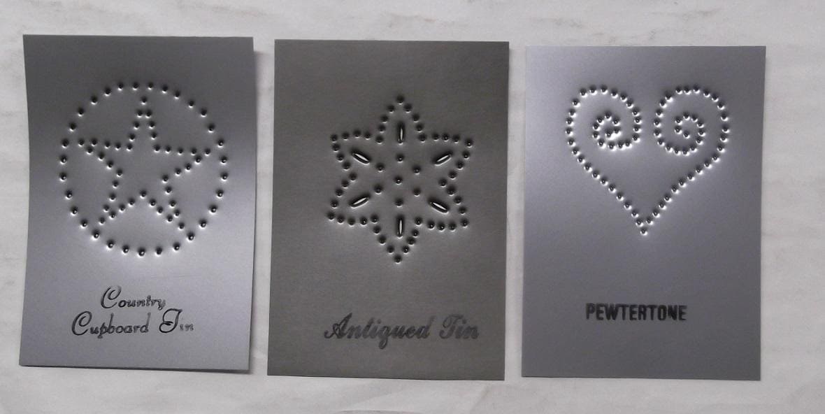 Punched Tin Samples + Design Catalog - Etsy
