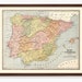 Map of New Spain Wall Art Old Map of New Spain Old Map of New Mexico - Etsy