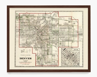 Denver Brewery Map Broncos Map Instant Download Art Print - Etsy