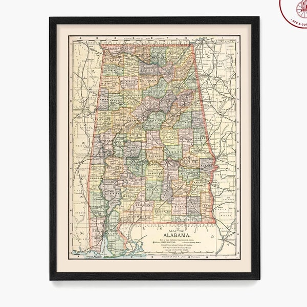 Alabama Poster - Etsy