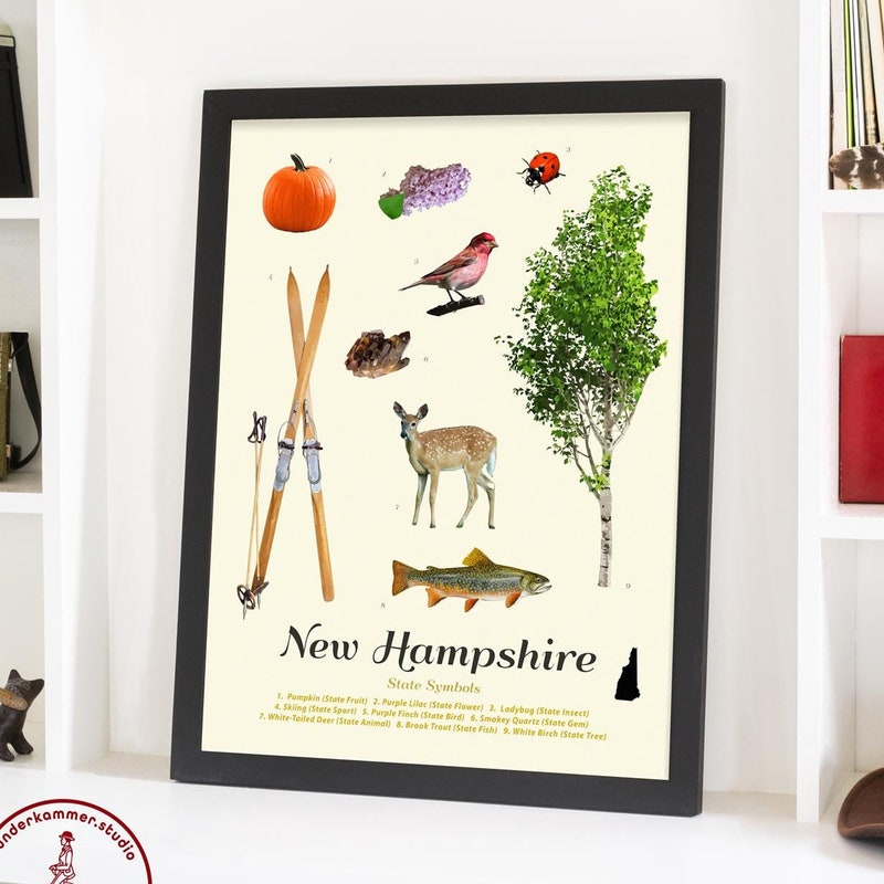 New Hampshire Art - Etsy