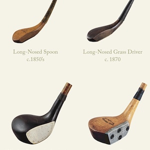 Golf Wall Art, Evolution of the Golf Club, Drivers, Golf Poster, Golfer ...