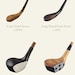 Golf Wall Art, Evolution of the Golf Club, Drivers, Golf Poster, Golfer ...