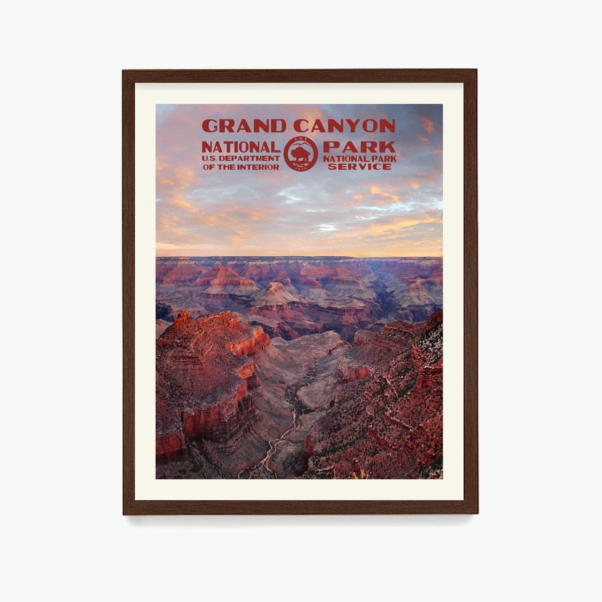 Grand Canyon National Park Poster Grand Canyon National Park | Etsy