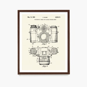 Camera Poster, Camera Art, Camera Patent Art, Film Camera, Patent Print ...