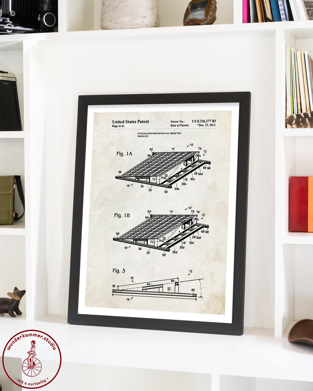Solar Panel Patent Poster, Energy Company Decor, Green Energy Wall Art ...