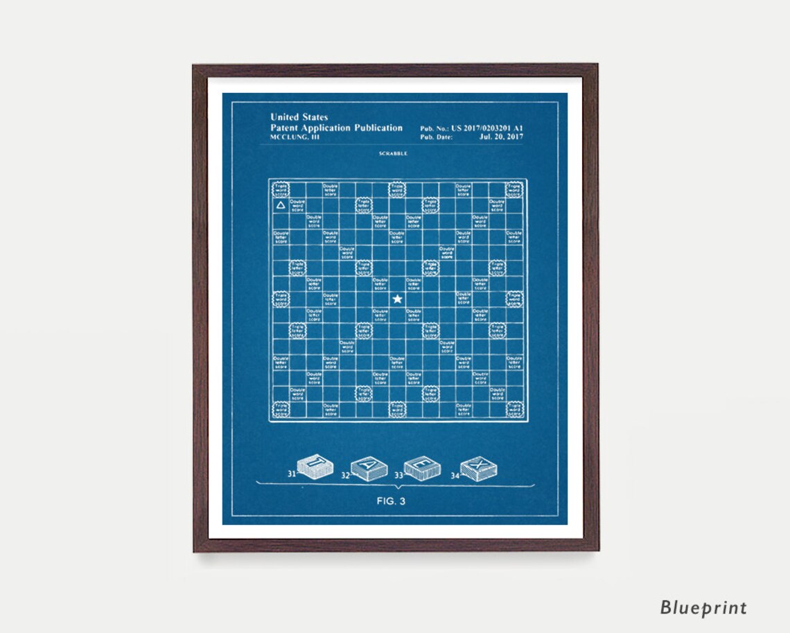 Board Game Poster Game Board Patent Art Game Room Decor Toy - Etsy