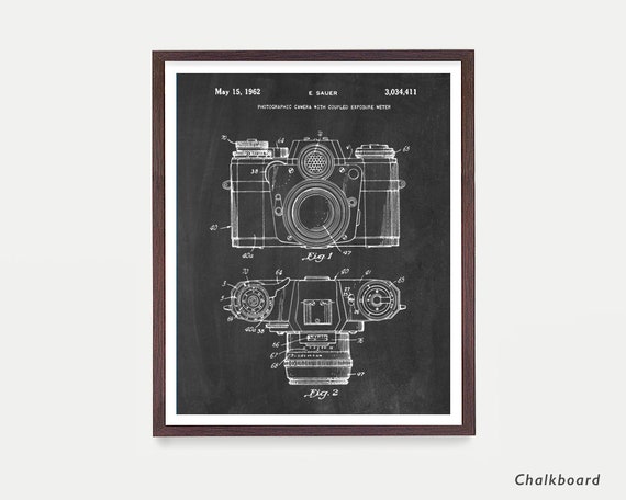 Camera Poster Camera Art Camera Patent Art FIlm Camera | Etsy