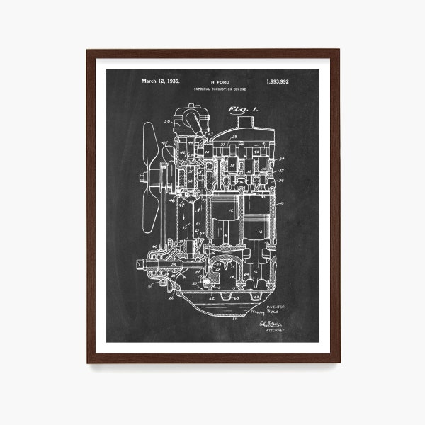 Car Engine Diagram - Etsy