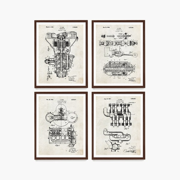 Car Engine Diagram - Etsy