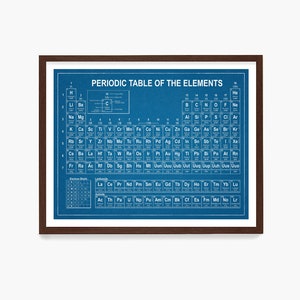 Periodic Table of Elements Poster, Science Wall Art, Chemistry Gift ...