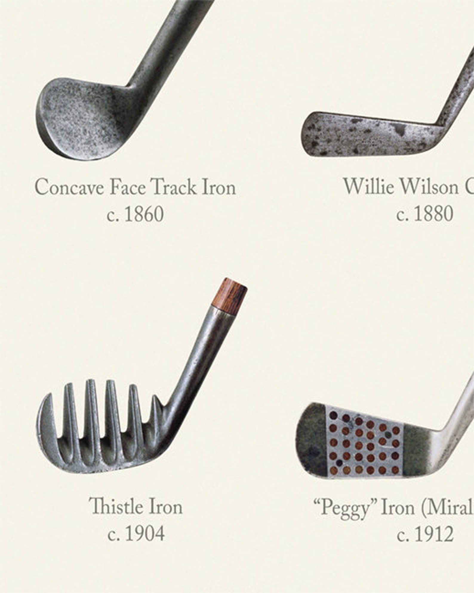 Golf Poster, Evolution of the Golf Club, Golfer Gift, Golf Wall Art ...
