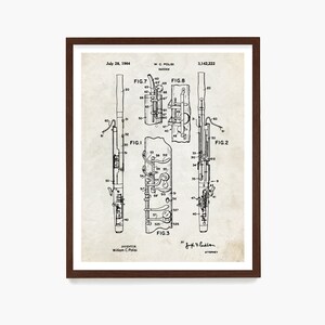 Bassoon Patent Print, Bassoon Poster, Bassoon Wall Art, Woodwind, Jazz ...