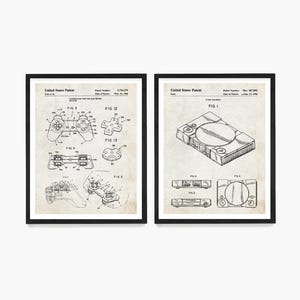 Video Game Patent Art Print: Game Room Decor - Etsy