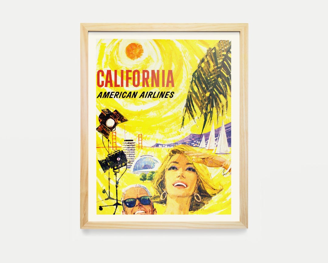 California California Poster California Travel Poster - Etsy