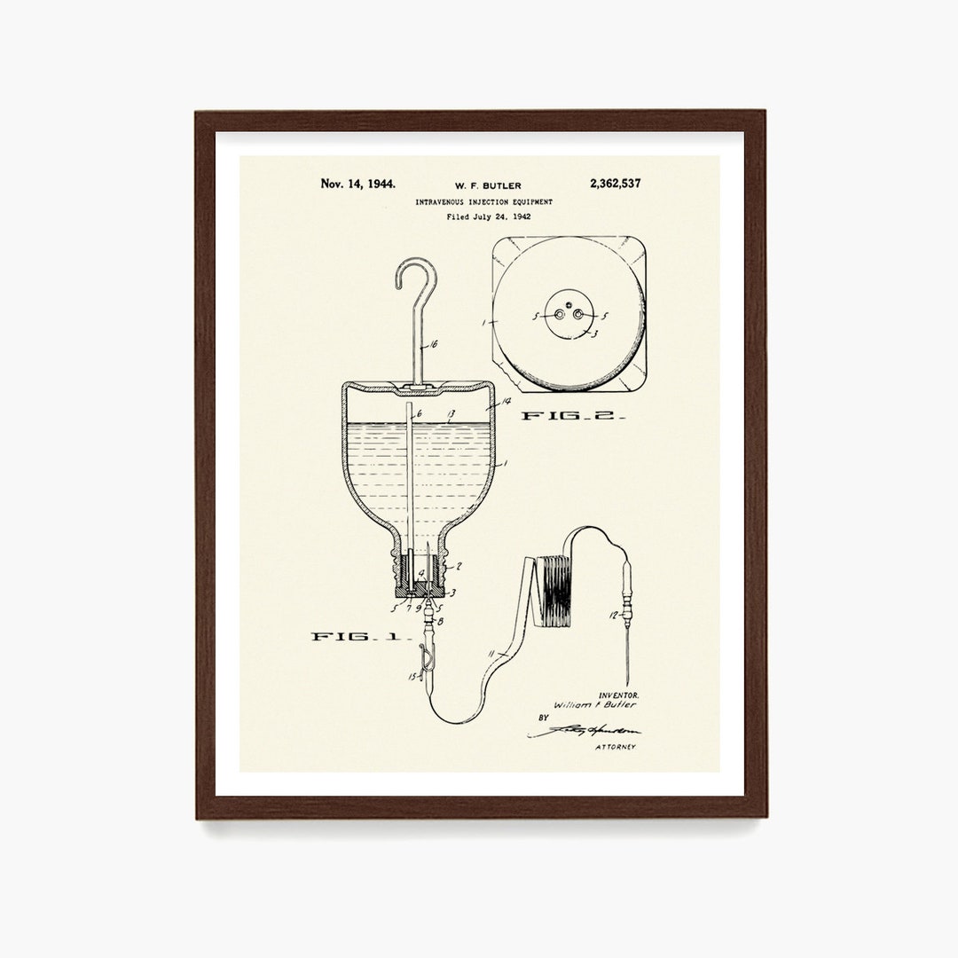 Doctor IV Patent, Doctor Patent Art, Doctor Poster, Doctors Office ...
