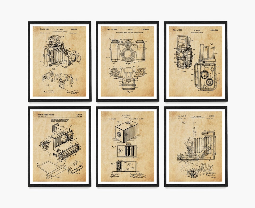 Camera Patent Poster, Camera Wall Art, Camera Poster, Film Camera ...