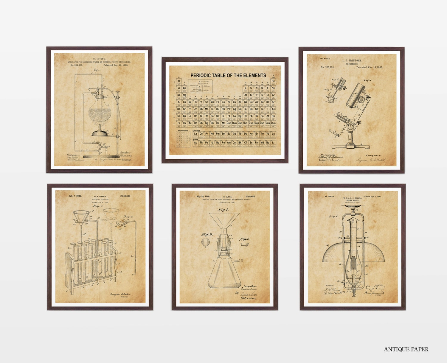 Science Patent Print Wall Art Science Poster Chemistry | Etsy