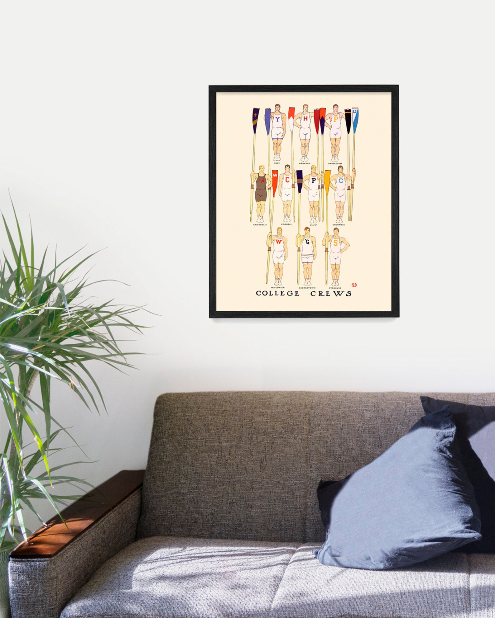 Crew Poster College Crew Print Rowing Poster Rowing Wall - Etsy