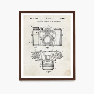 Camera Poster, Camera Art, Camera Patent Art, Film Camera, Patent Print ...