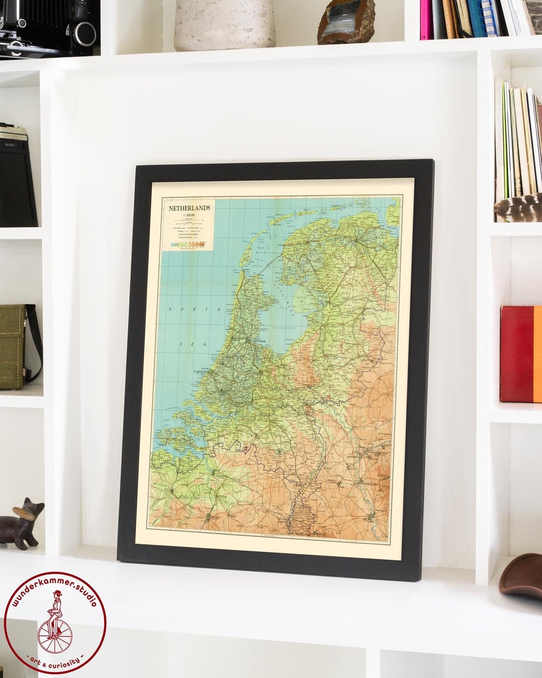 Netherlands Map Art Print: Dutch Home Decor, Amsterdam Wall Art - Etsy