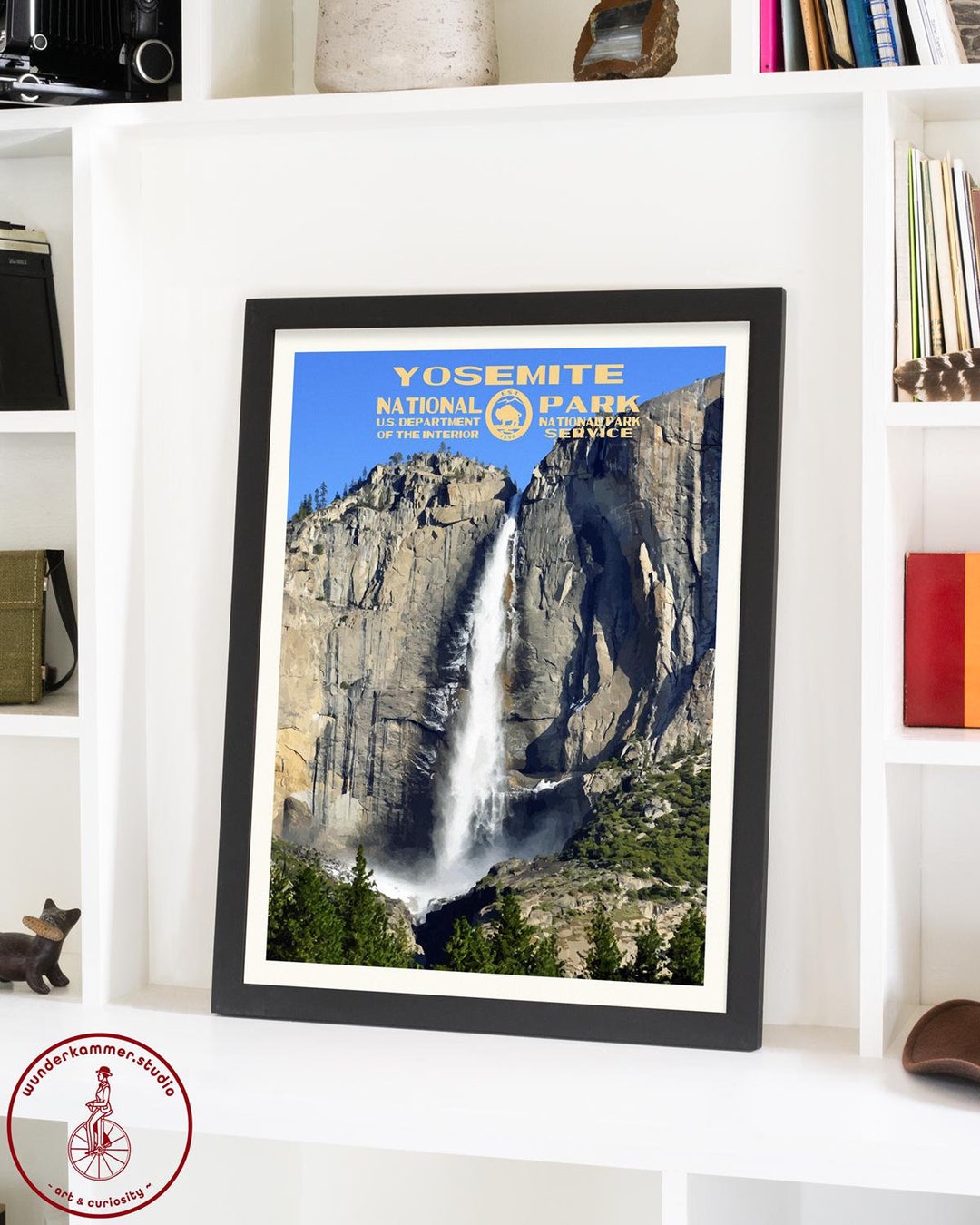 Yosemite National Park Poster, Yosemite Wall Art, WPA Inspired ...
