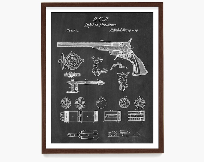 Buy Gun Printable | Colt Revolver | Gun Art | Gun Print | Gun Poster ...