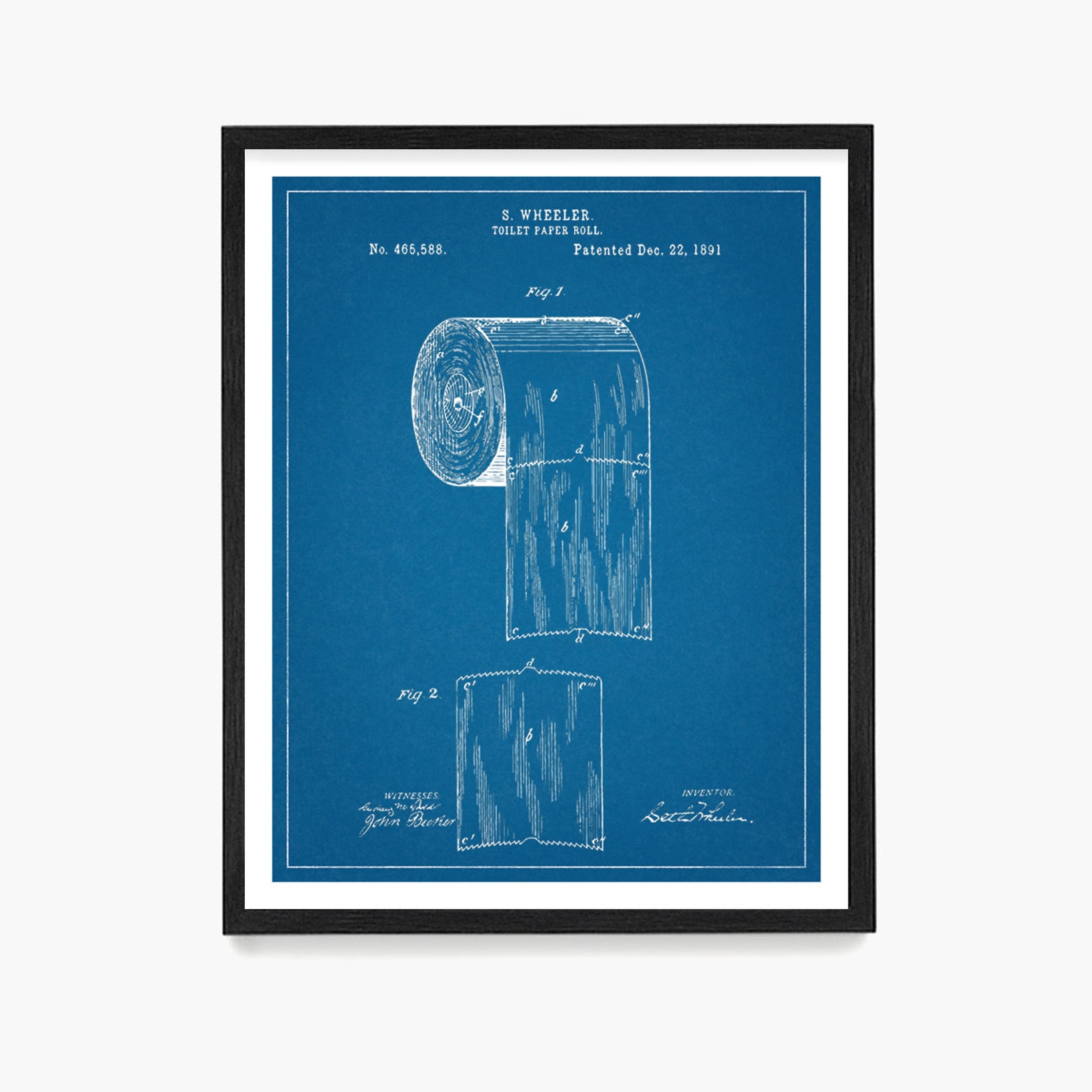 Bathroom Patent Art Toilet Patent Bathroom Wall Art - Etsy