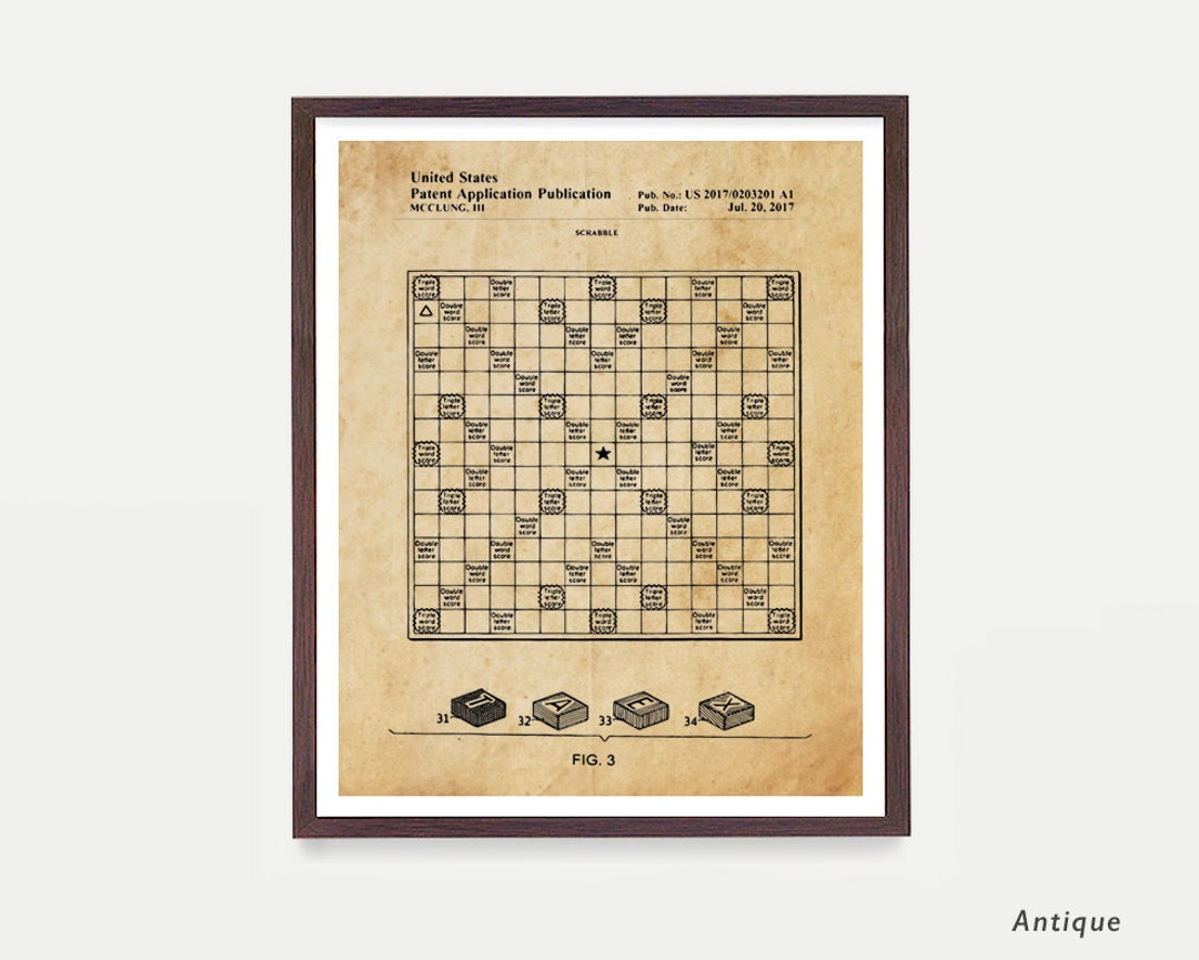 Board Game Poster, Game Board Patent Art, Game Room Decor, Toy Room ...