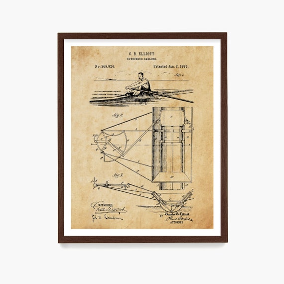Crew Rowing Boat Drawing