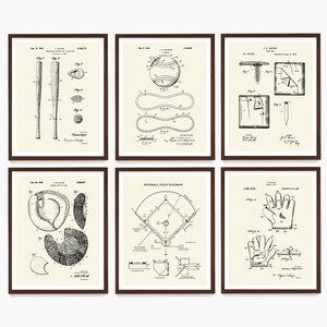 Baseball Patent Print Baseball Wall Art Baseball Poster - Etsy