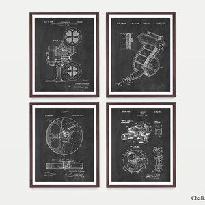 Cinema Patent Art Movie Patent Movie Poster Film Camera - Etsy