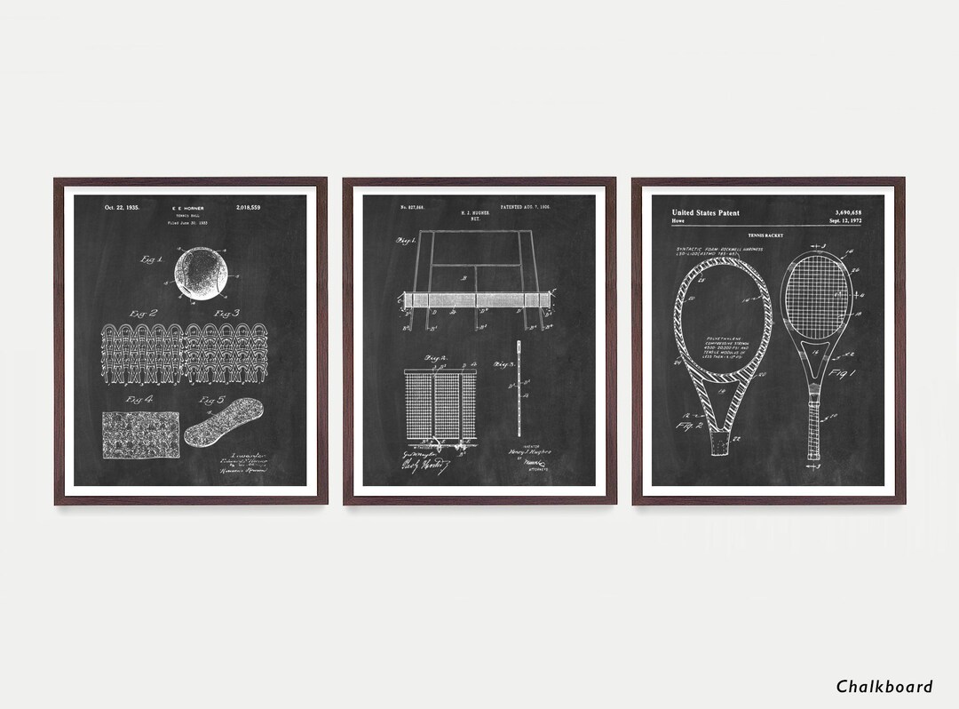 Tennis Poster Inventions of Tennis Tennis Racquet Tennis Balls Tennis ...