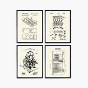 Evolution of the Calculator Patent Art Math Art Math Poster Classroom ...