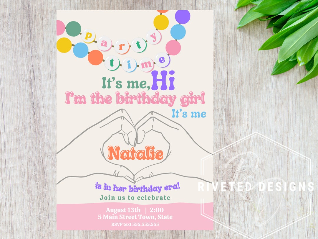 Friendship Bracelet Invitation Friendship Bracelet Birthday Birthday ...