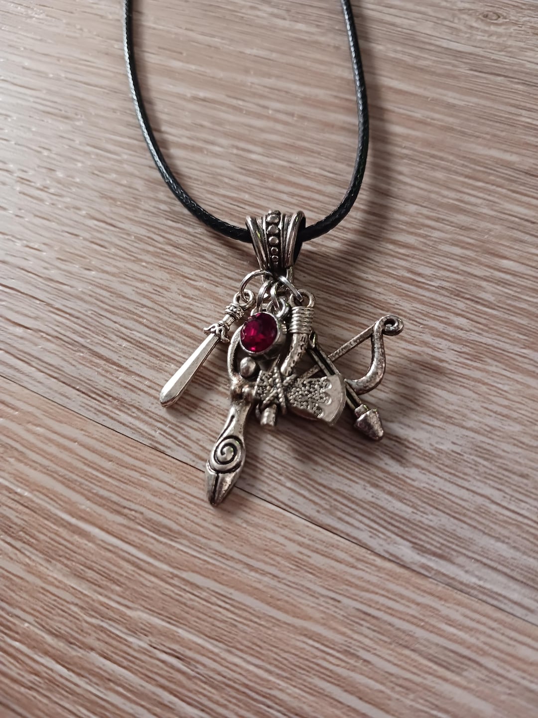 Warrior Goddess Charm Necklace Handmade - Etsy