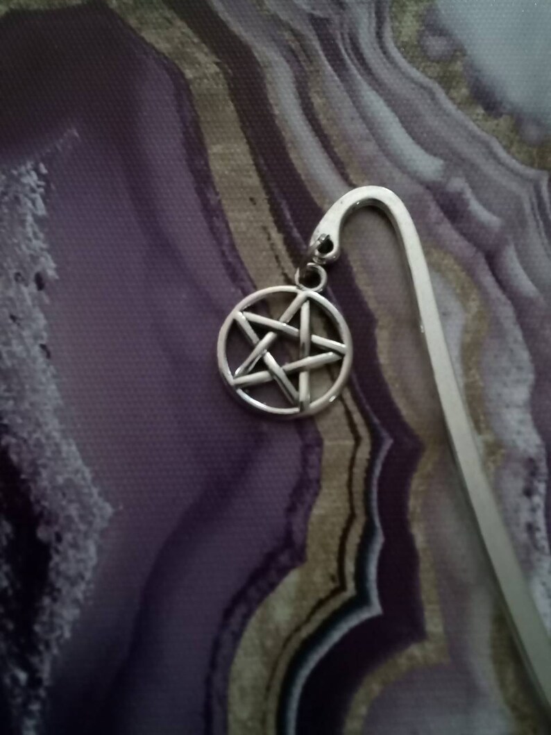 Pentacle Metal Bookmark - Etsy