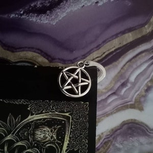 Pentacle Metal Bookmark - Etsy