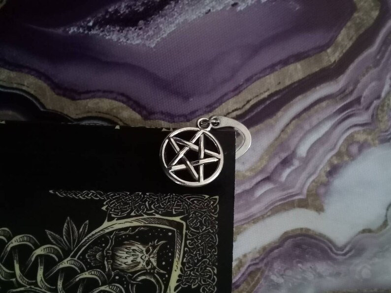 Pentacle Metal Bookmark - Etsy