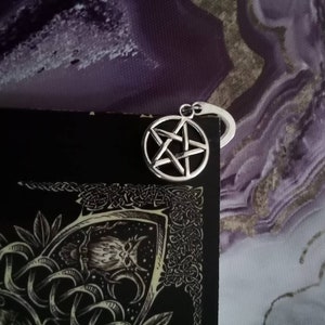 Pentacle Metal Bookmark - Etsy