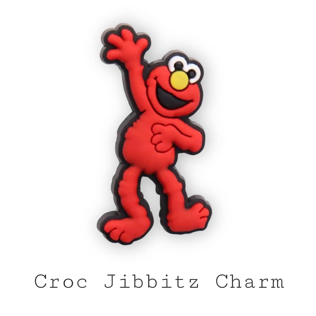 Sesame Street Elmo Croc Jibbitz Charm - Etsy