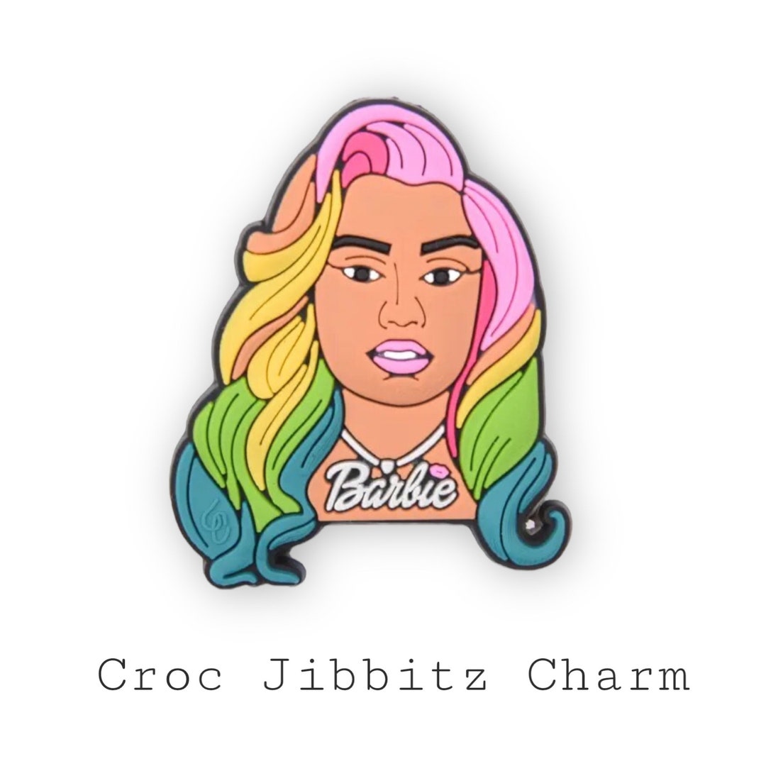 Rapper Nicki Minaj barbie Croc Jibbitz Charm - Etsy