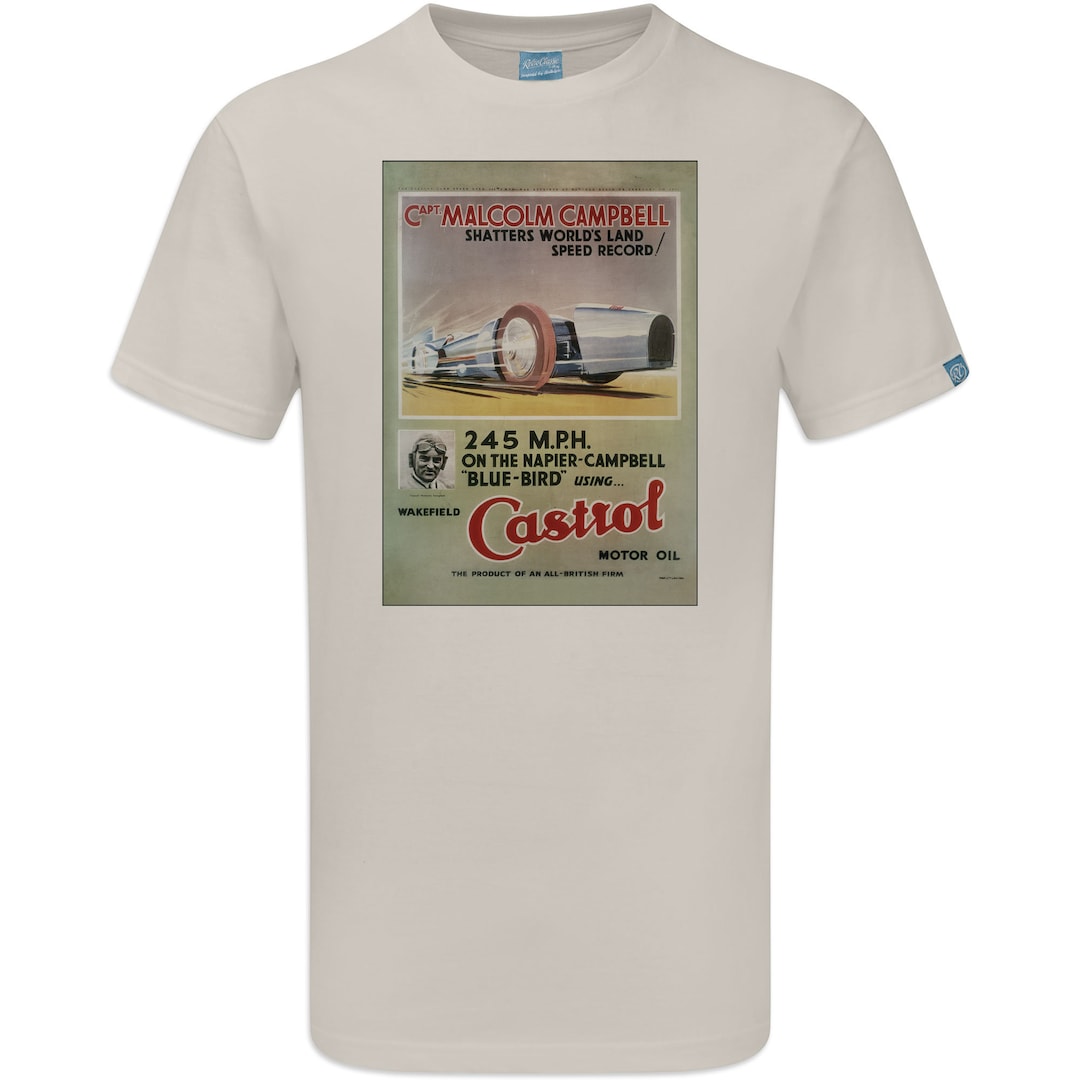 Retroclassic Wakefield Castrol Motor Oil, Vintage Poster - 'bluebird ...